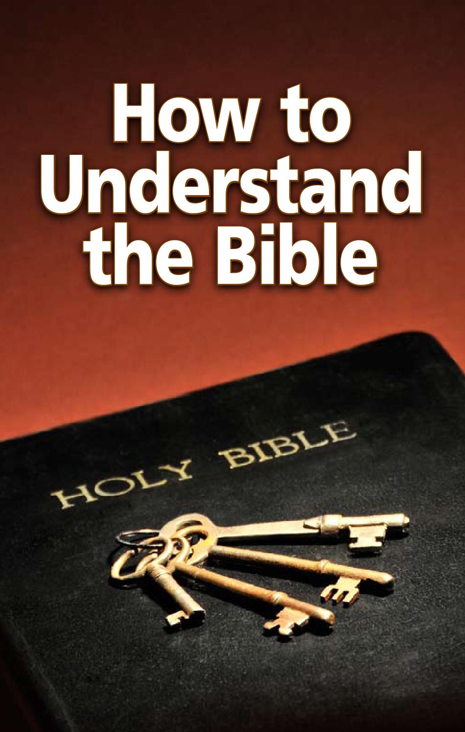 Bible Study Aid - How to Understand the Bible by United Church of God ...