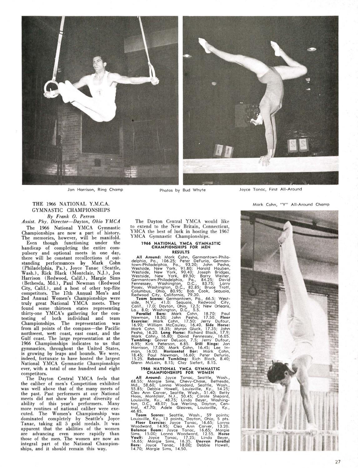Modern Gymnast - August/September 1966 by USA Gymnastics - Issuu