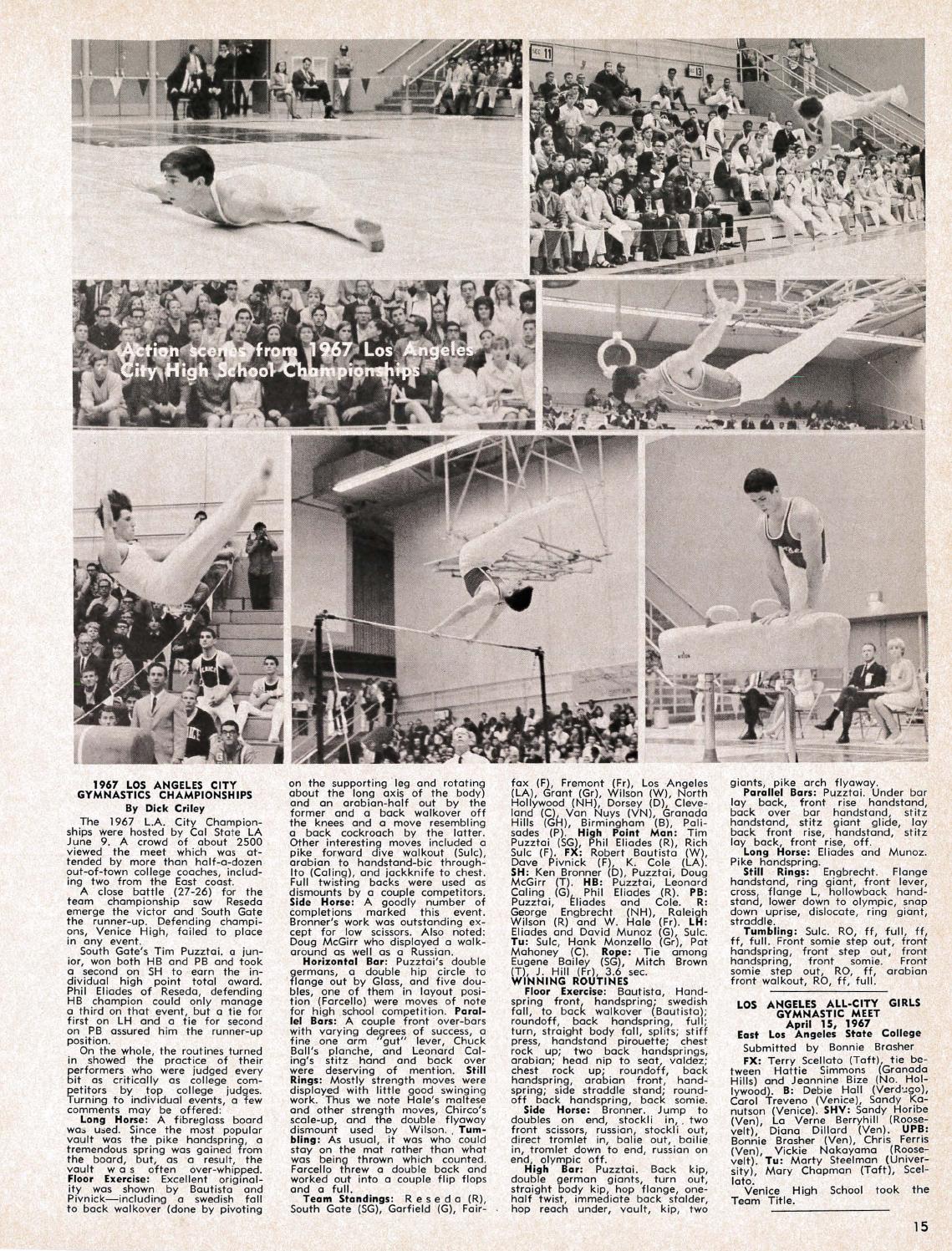 Modern Gymnast - September 1967 by USA Gymnastics - Issuu
