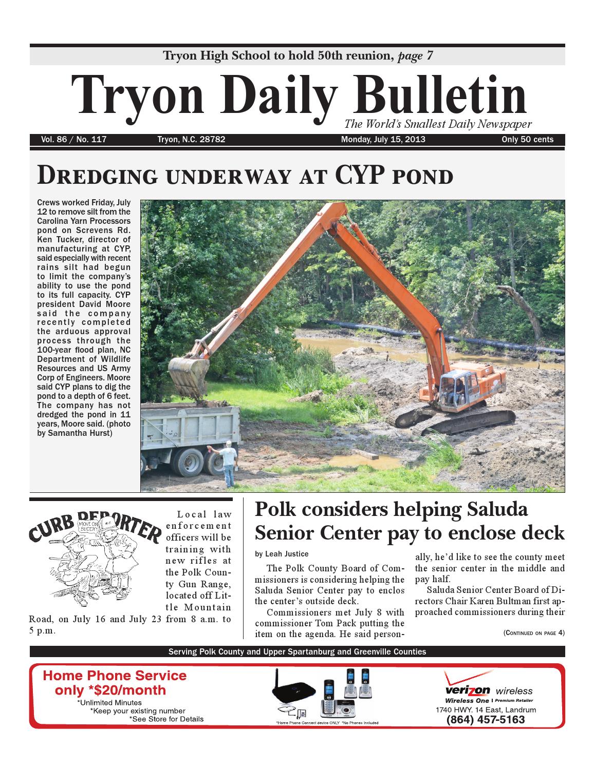 20130715 by Tryon Daily Bulletin - Issuu