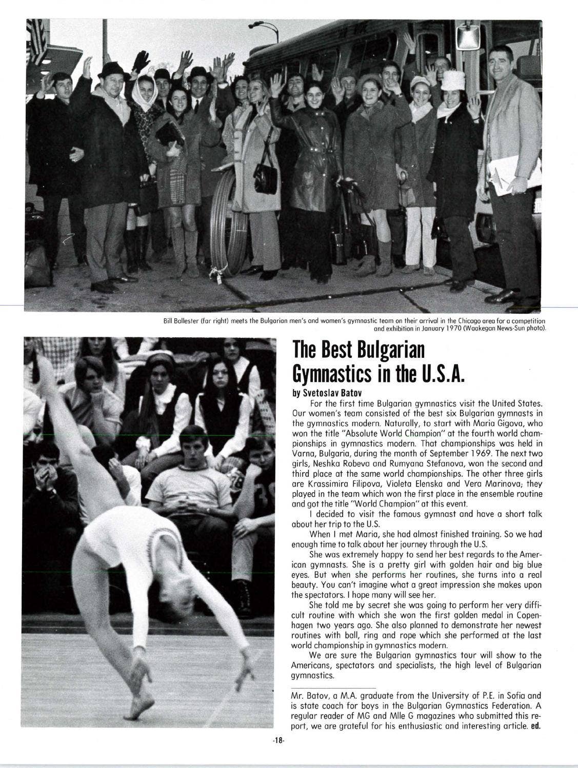 Mademoiselle Gymnast - March/April 1970 by USA Gymnastics - Issuu