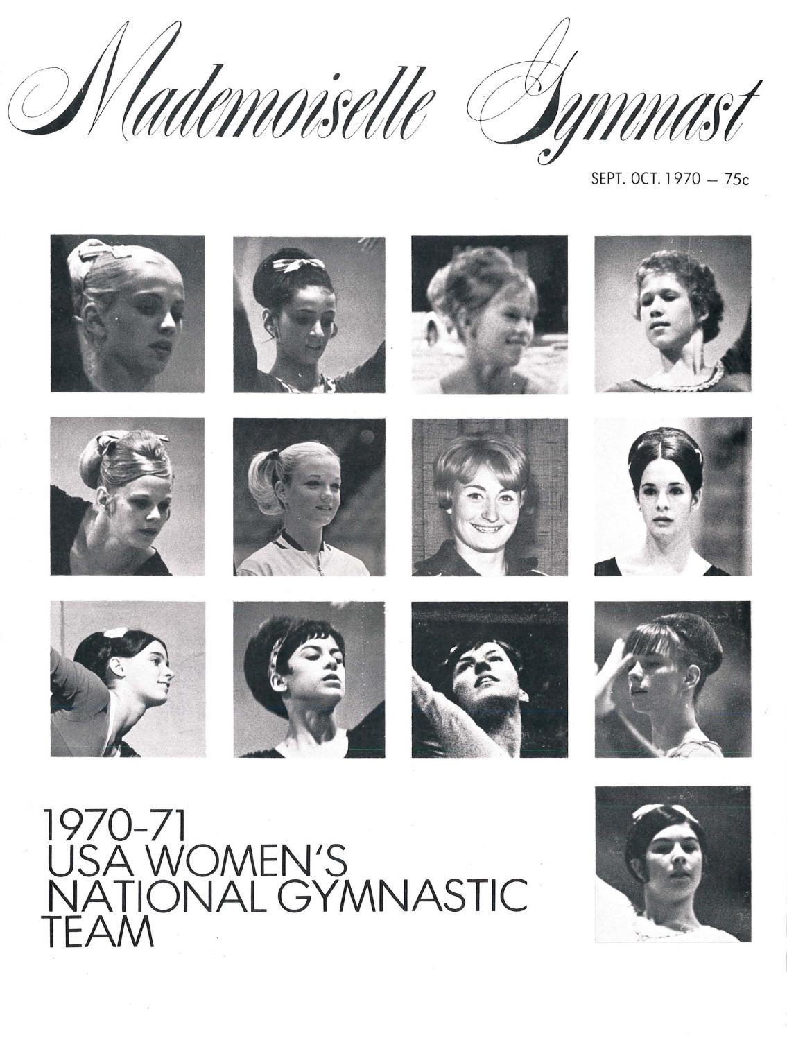 Mademoiselle Gymnast - September/October 1970 by USA Gymnastics - Issuu