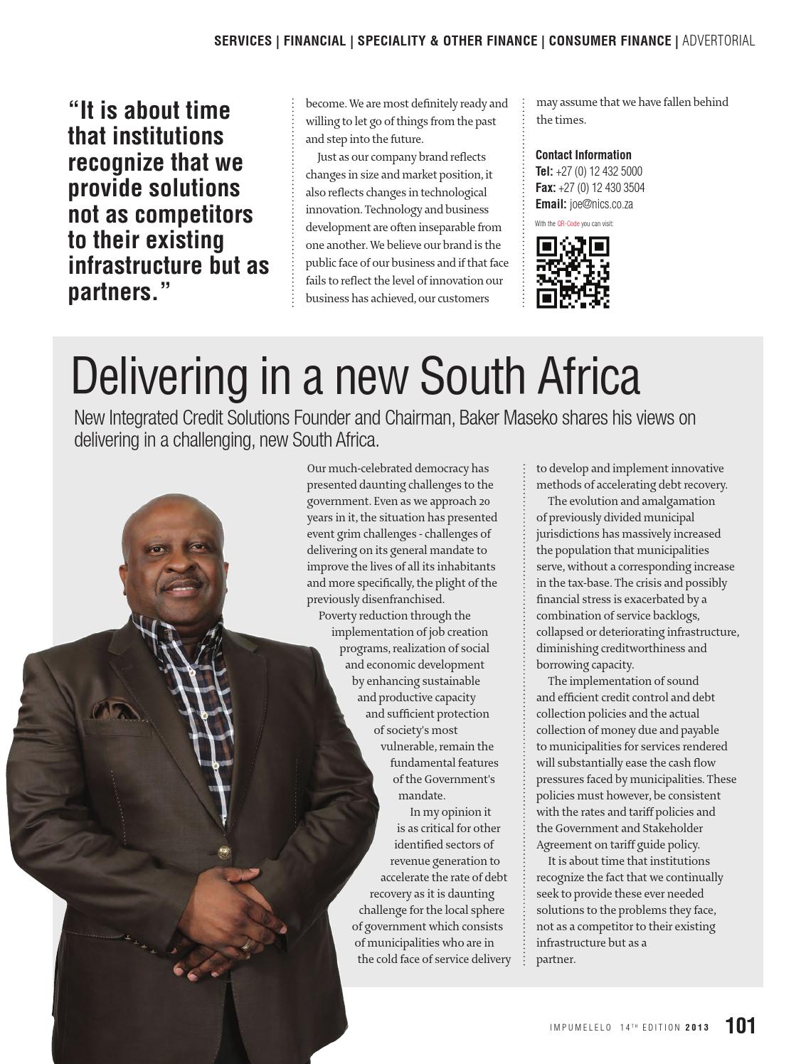 Impumelelo 14th Edition by Topco Media - Issuu