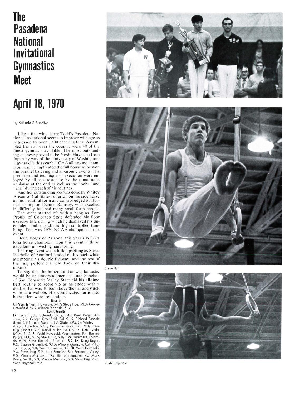 Modern Gymnast - April 1970 by USA Gymnastics - Issuu