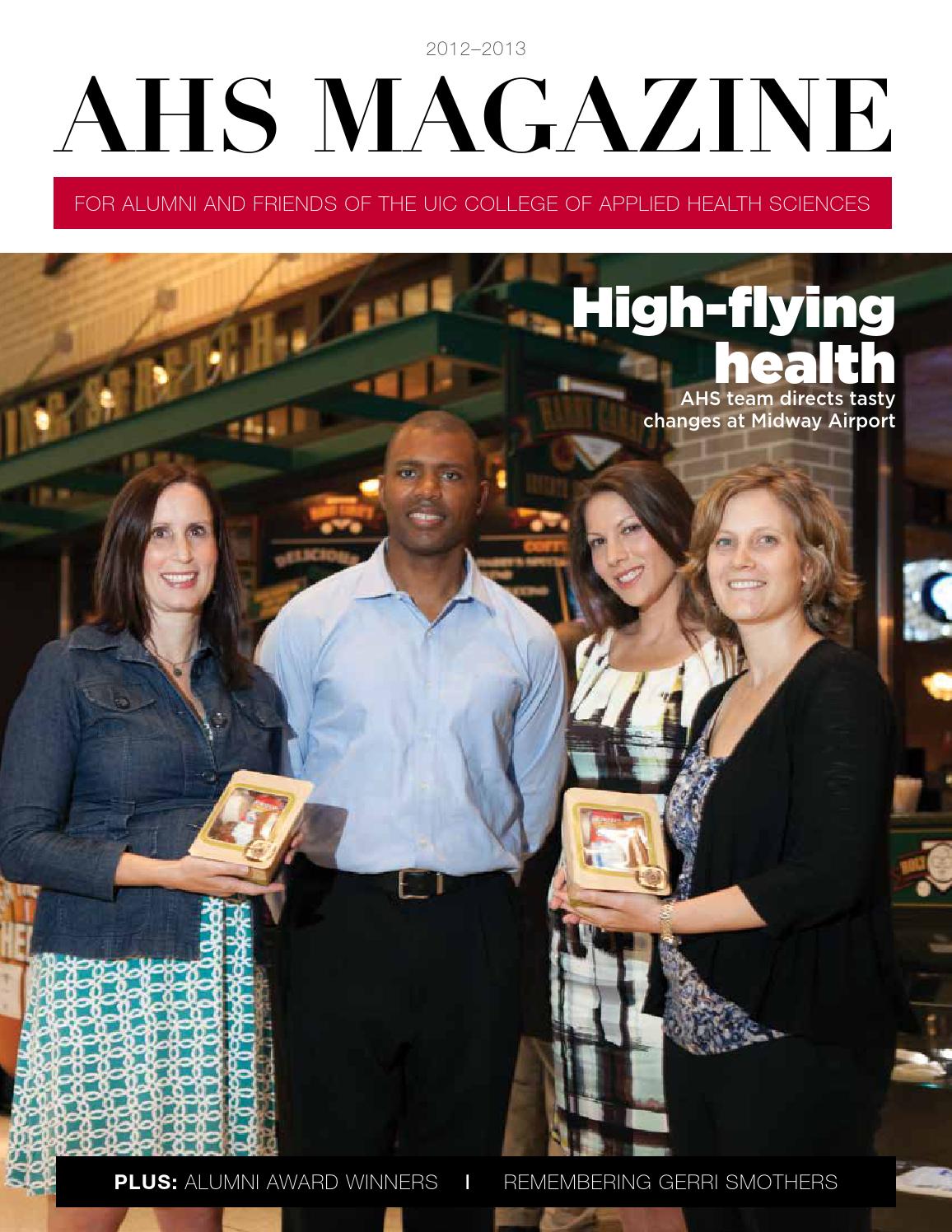 AHS Magazine 2012-13 by UIC College of Applied Health Sciences - Issuu