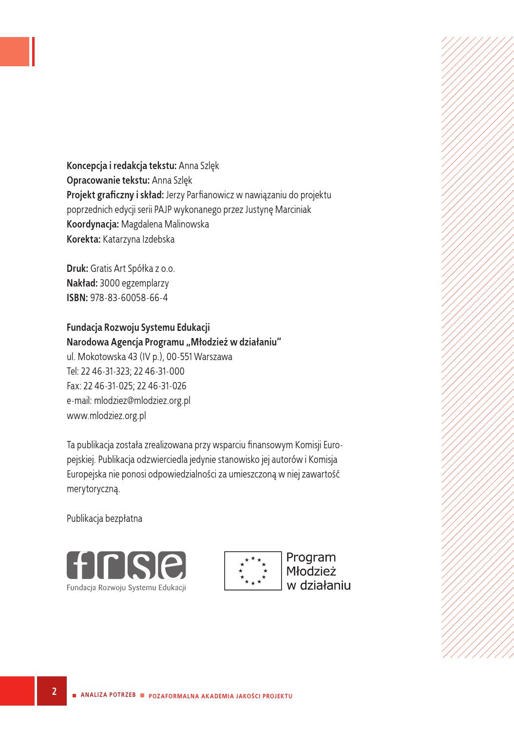 PAJP - część 5 - ANALIZA POTRZEB by Fundacja Rozwoju Systemu Edukacji ...