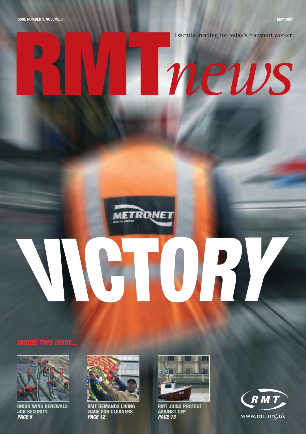 RMT News May 07 by RMT Union - Issuu
