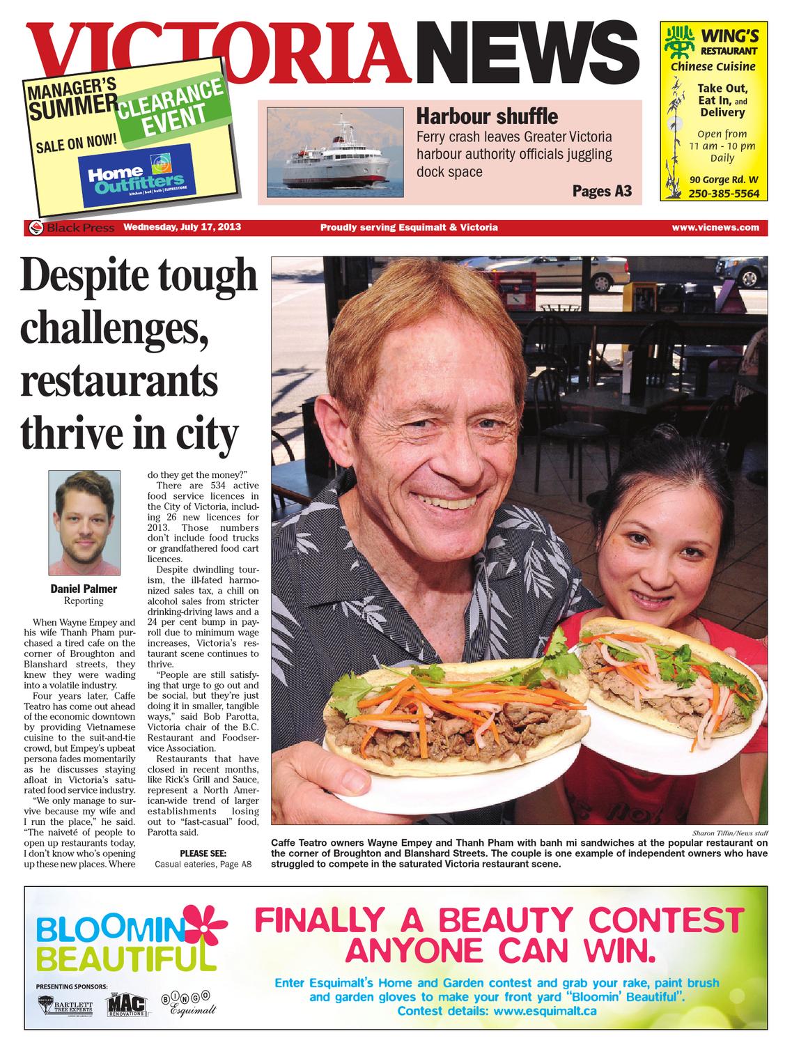 Victoria News, July 17, 2013 by Black Press Media Group - Issuu