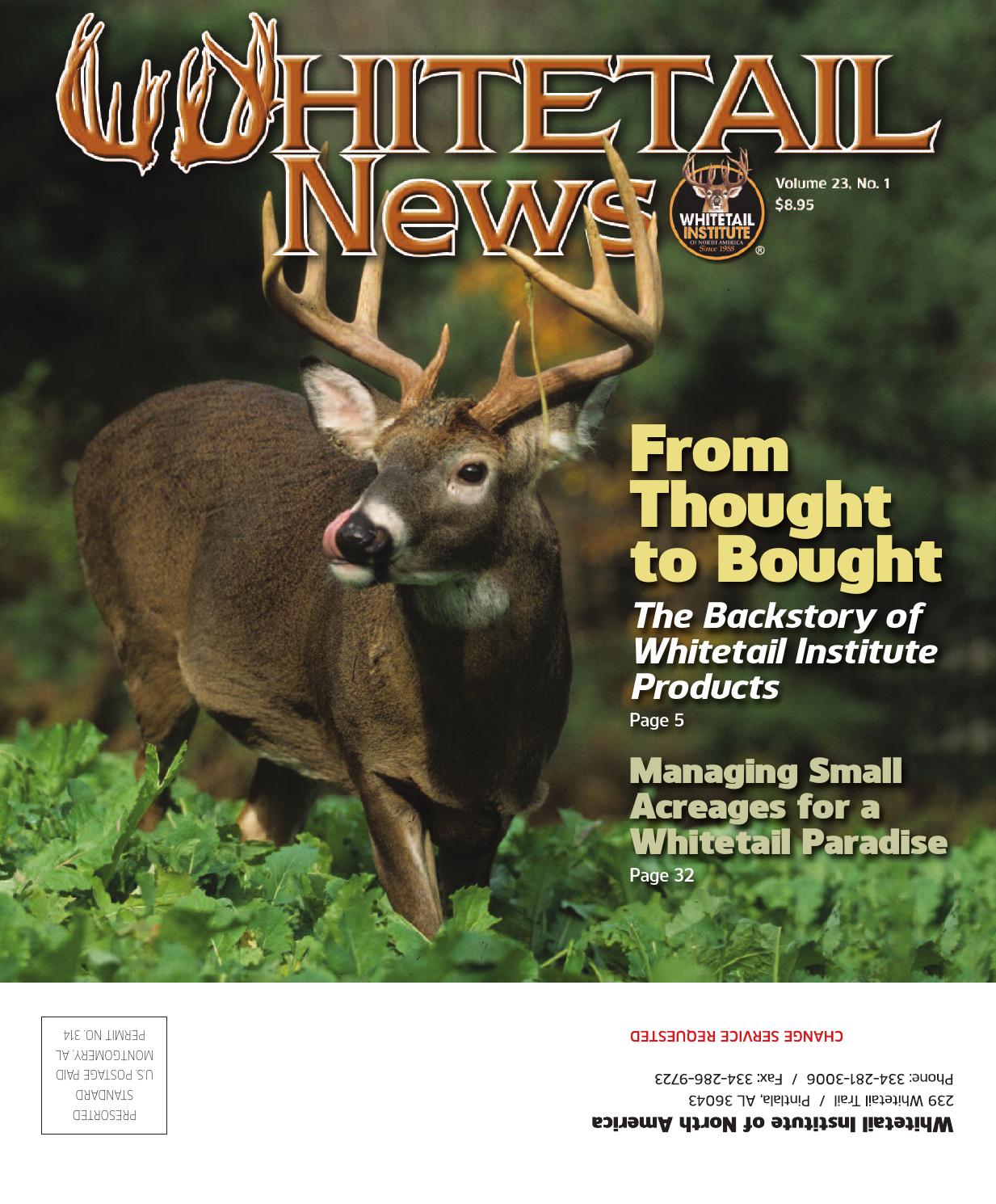 Whitetail News Vol 23.1 by Whitetail Institute - Issuu