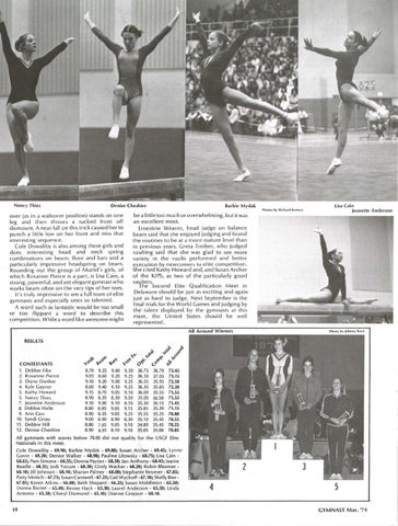 Gymnast Magazine - March 1974 by USA Gymnastics - Issuu