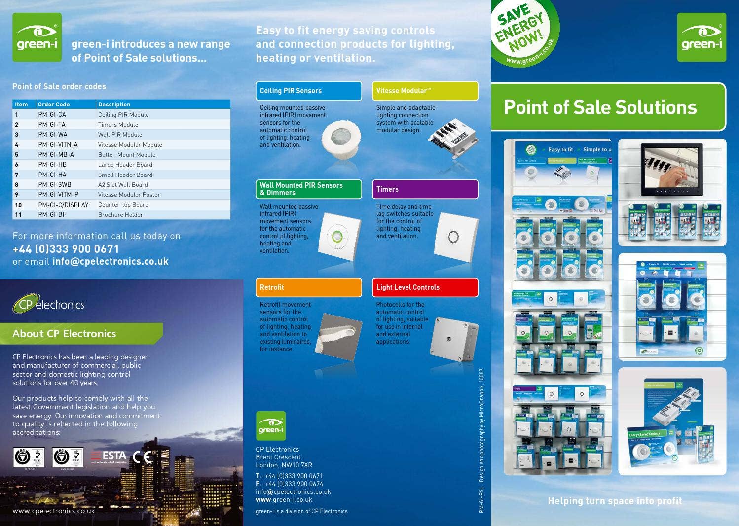 CP Electronics green-i POS brochure by MicroGraphix Design Services Ltd ...