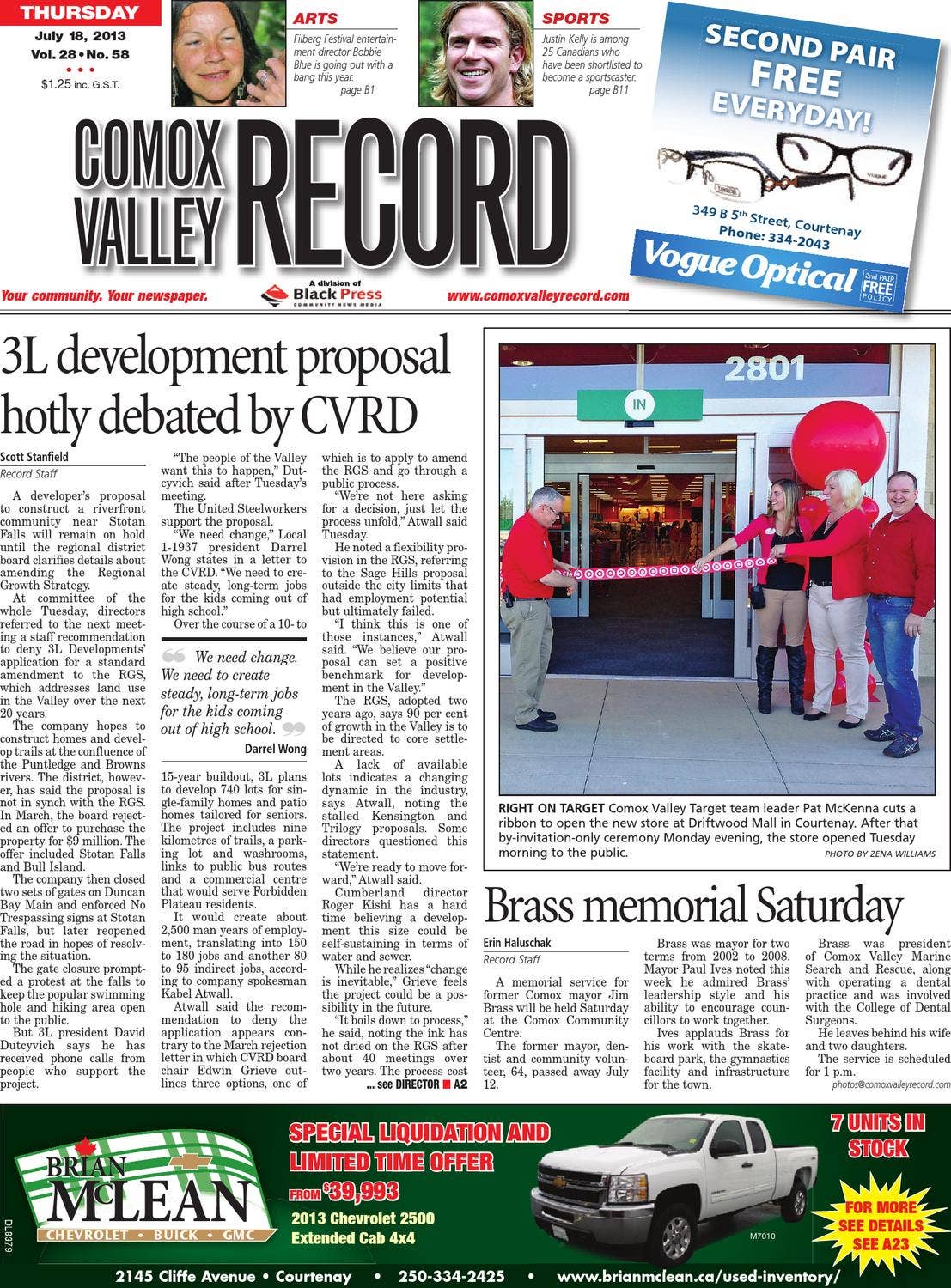 Comox Valley Record, July 18, 2013 by Black Press Media Group - Issuu