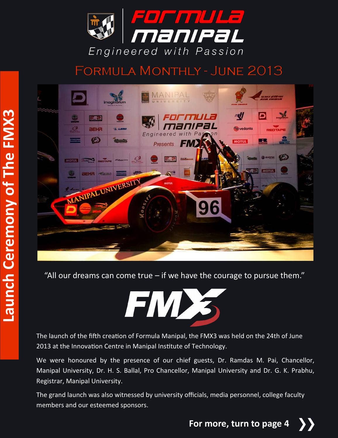 Formula Monthly - June 2013 by Formula Manipal - Issuu