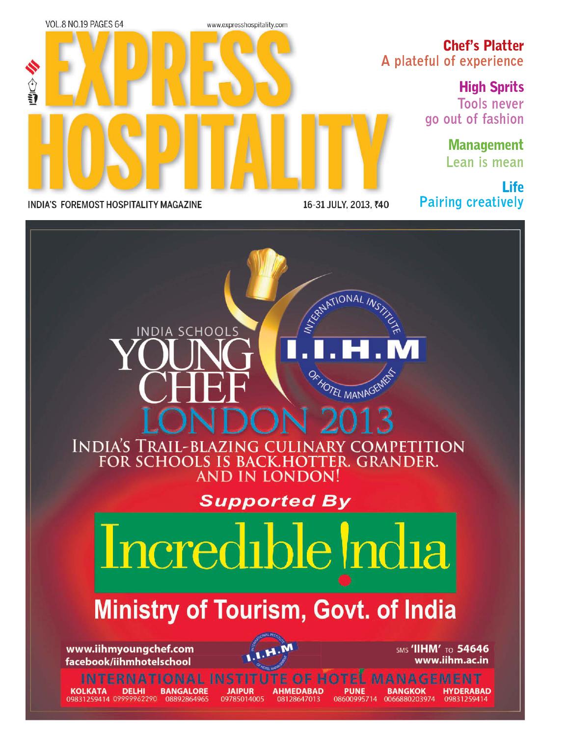 Express Hospitality 16-31 July, 2013 by Indian Express - Issuu