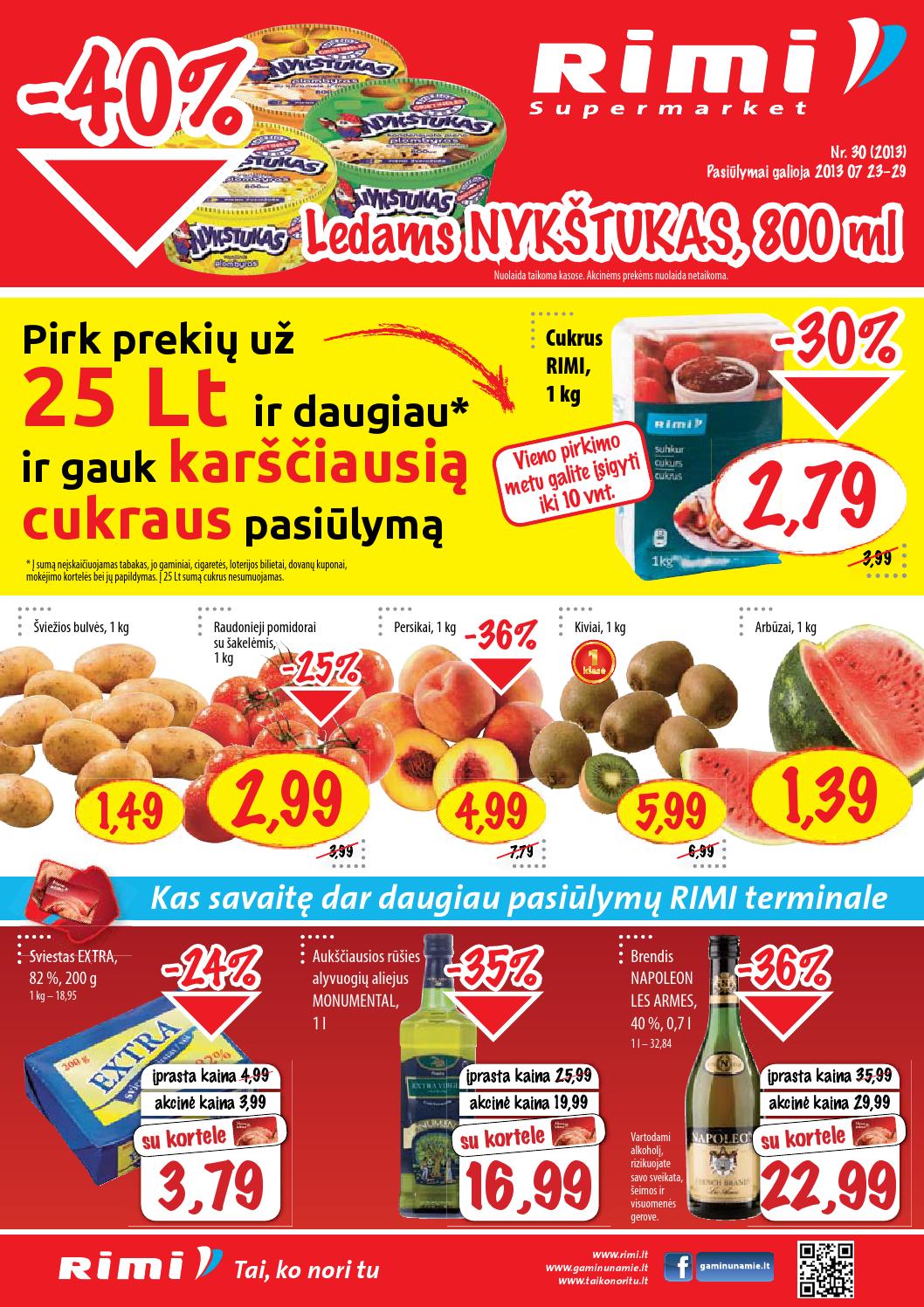 Rimi Supermarket Nr.30-2013 by Rimi - Issuu