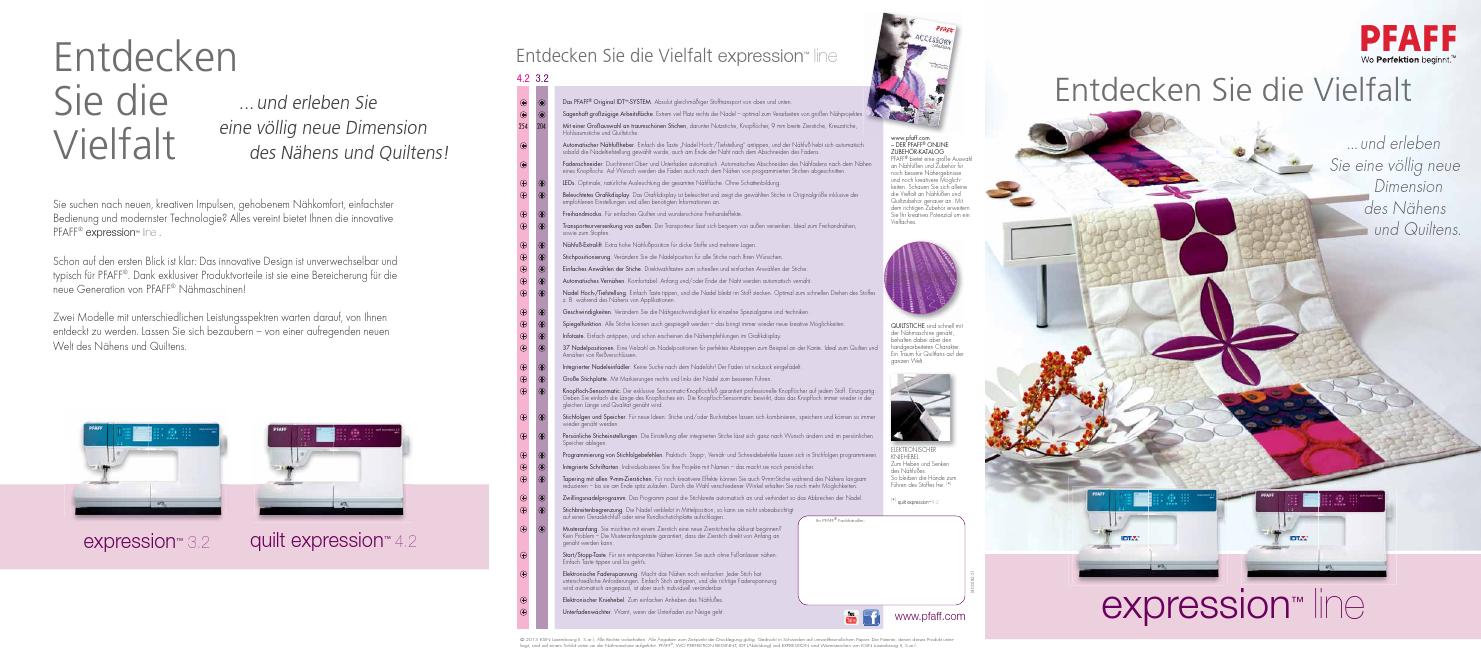 PFAFF Expression line by Varrogepcentrum Kft. - Issuu