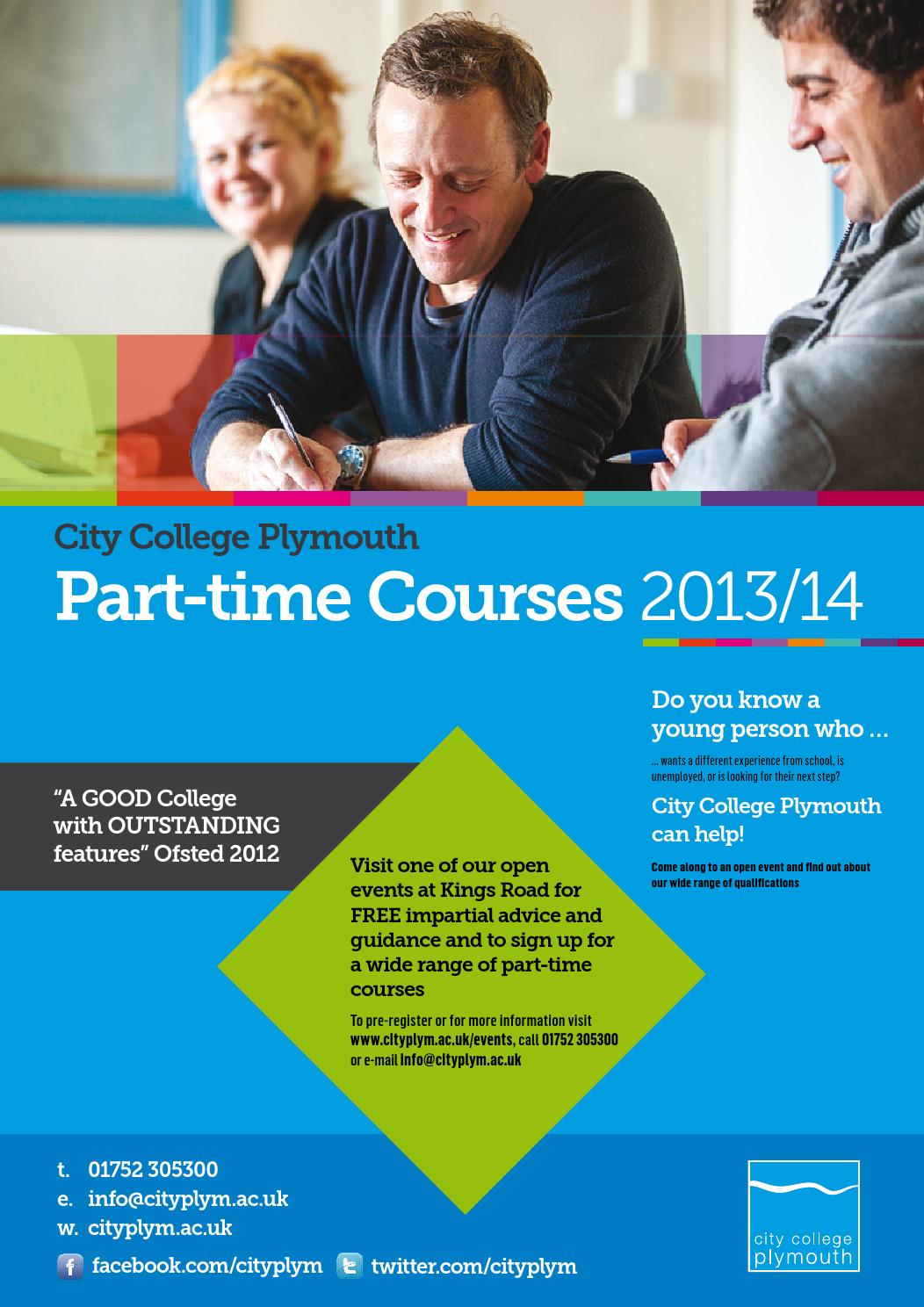 Part Time Course Guide 2013/14 by City College Plymouth - Issuu