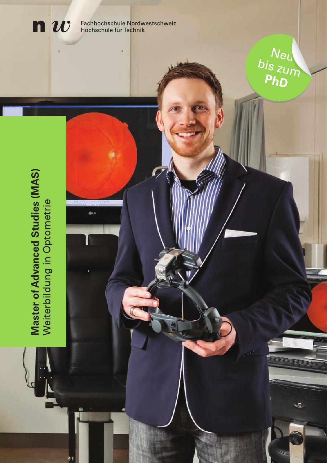 MAS Optometrie by Fachhochschule Nordwestschweiz FHNW - Issuu