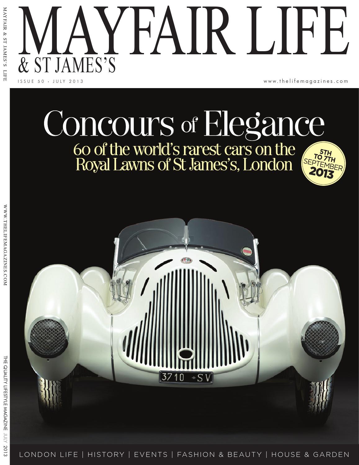 Mayfair Life Magazine July 2013 by Fish Media Group Ltd - Issuu