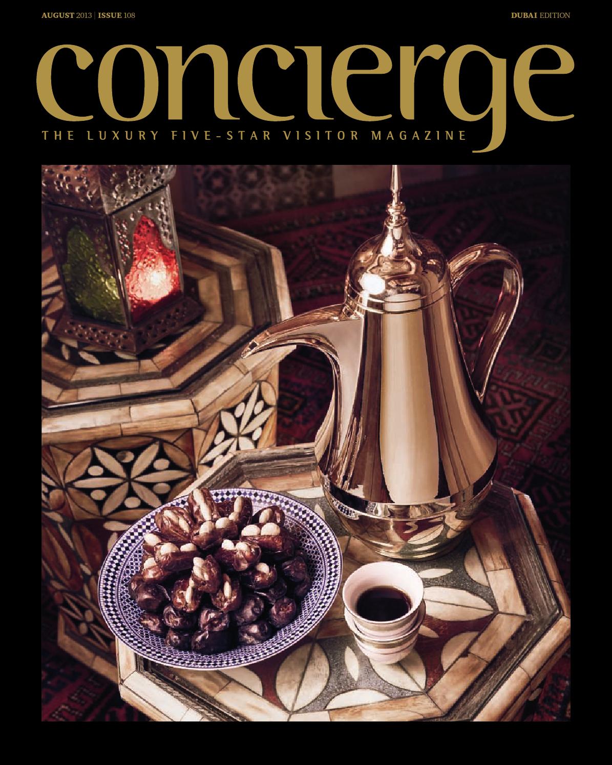 Concierge Dubai Magazine, August 2013 by npimedia fz llc - Issuu