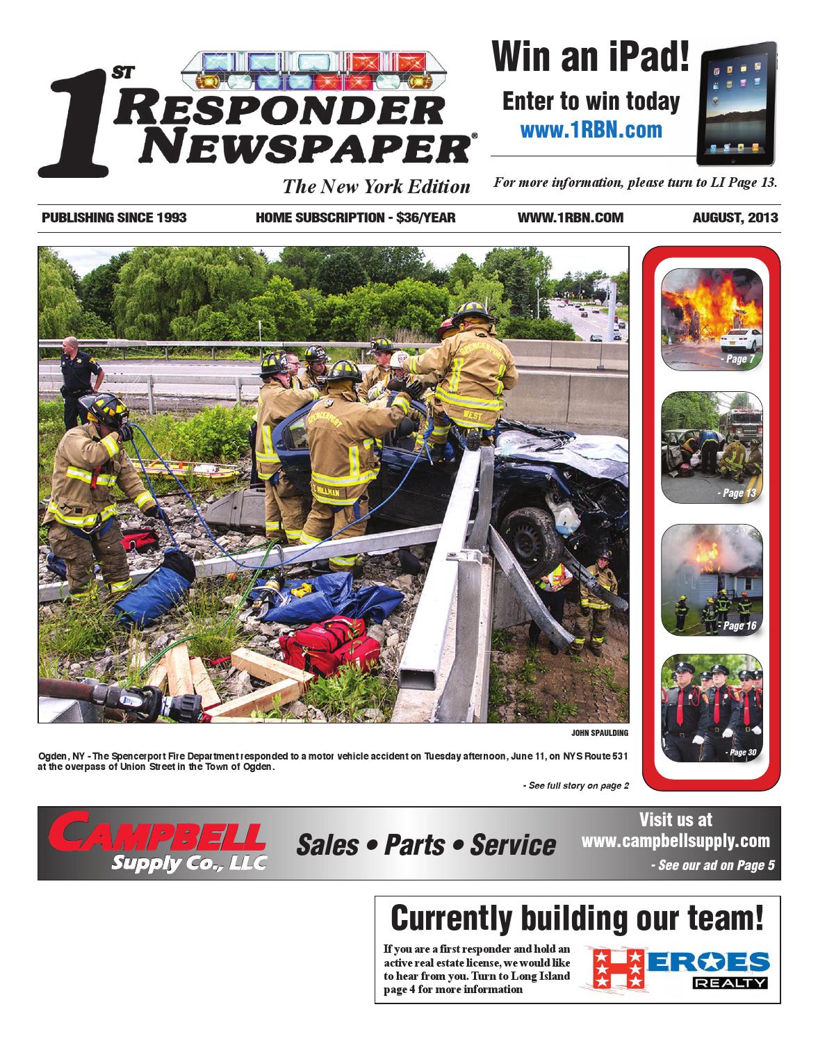 1st Responder New York August Edition by Belsito Communications Inc ...
