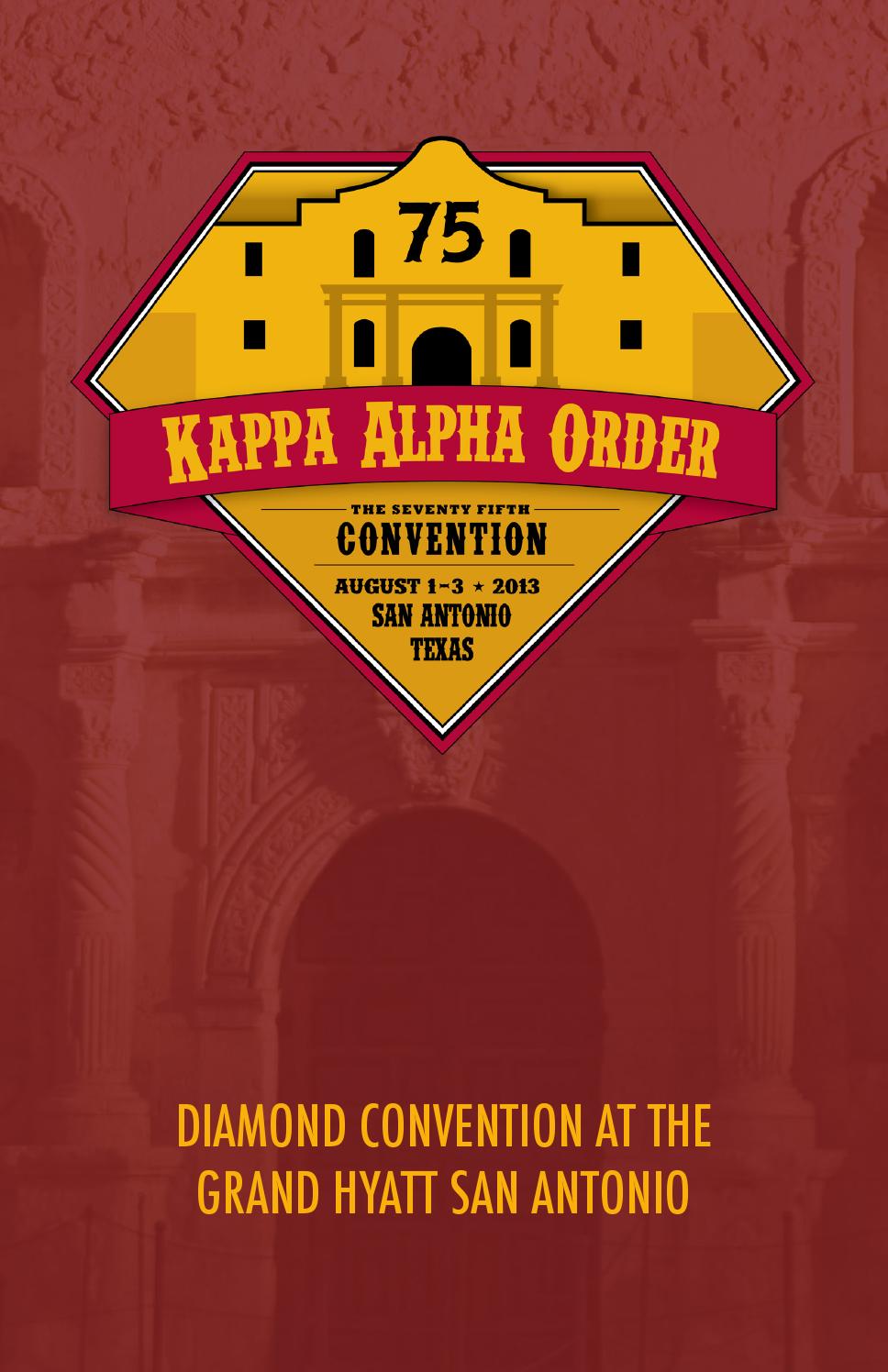 75th Convention Program by Kappa Alpha Order - Issuu