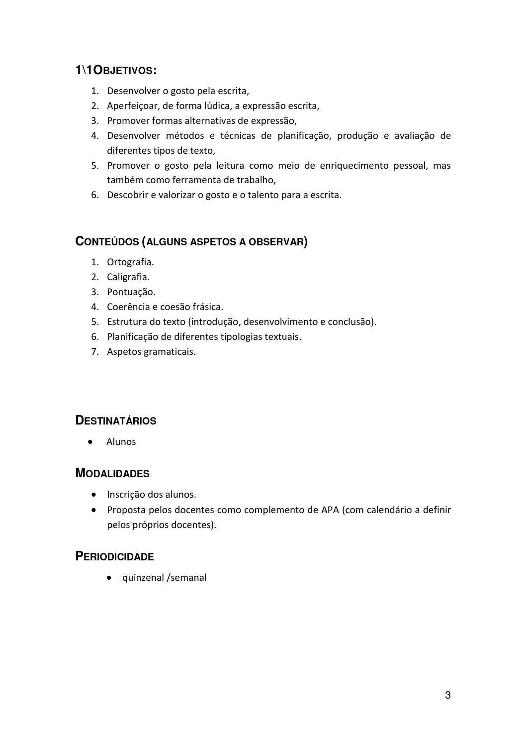 Projeto oficina de escrita criativa by Biblioteca ESSPS - Issuu