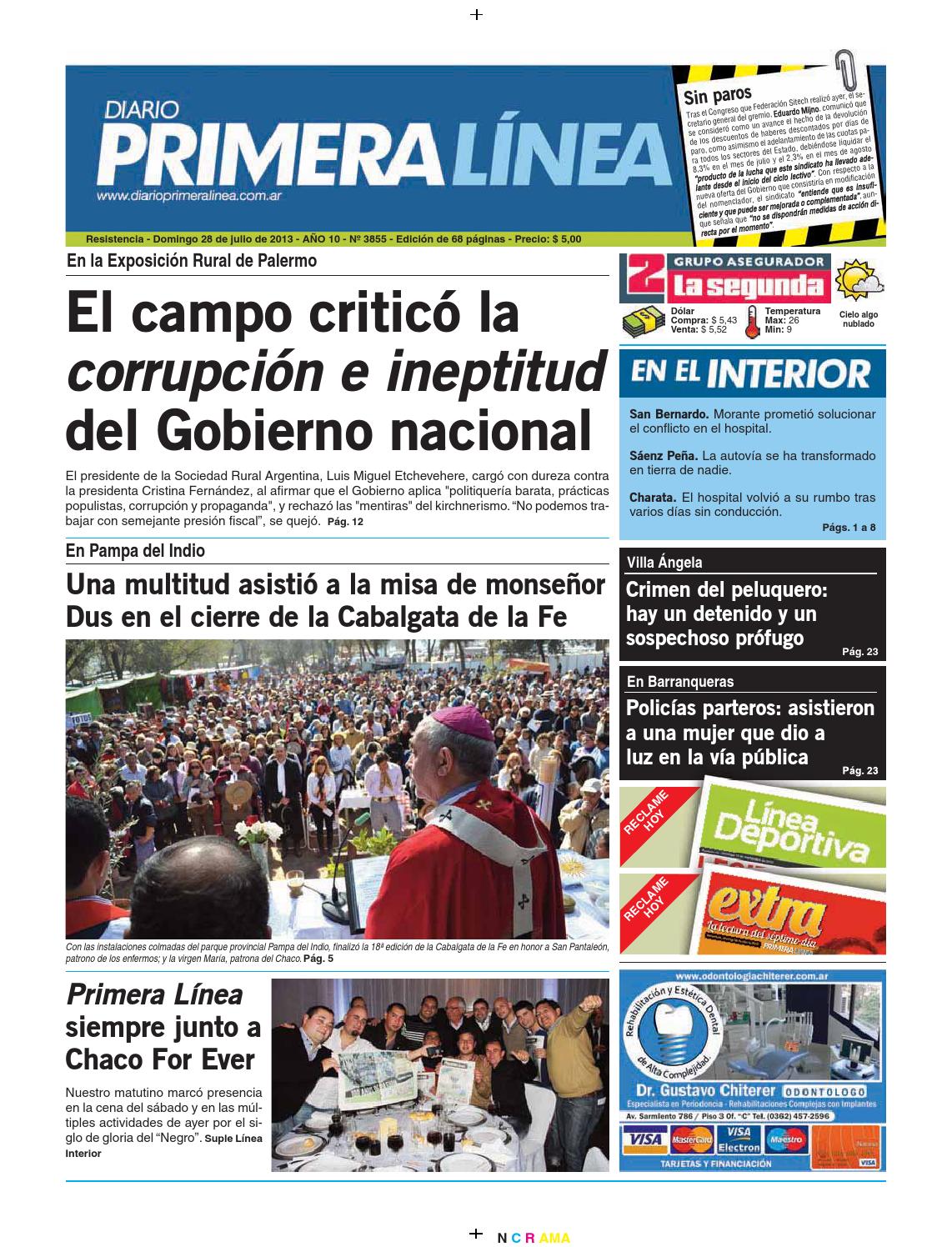 Primera linea 3855 28 07 13 by Diario Primera Linea - Issuu