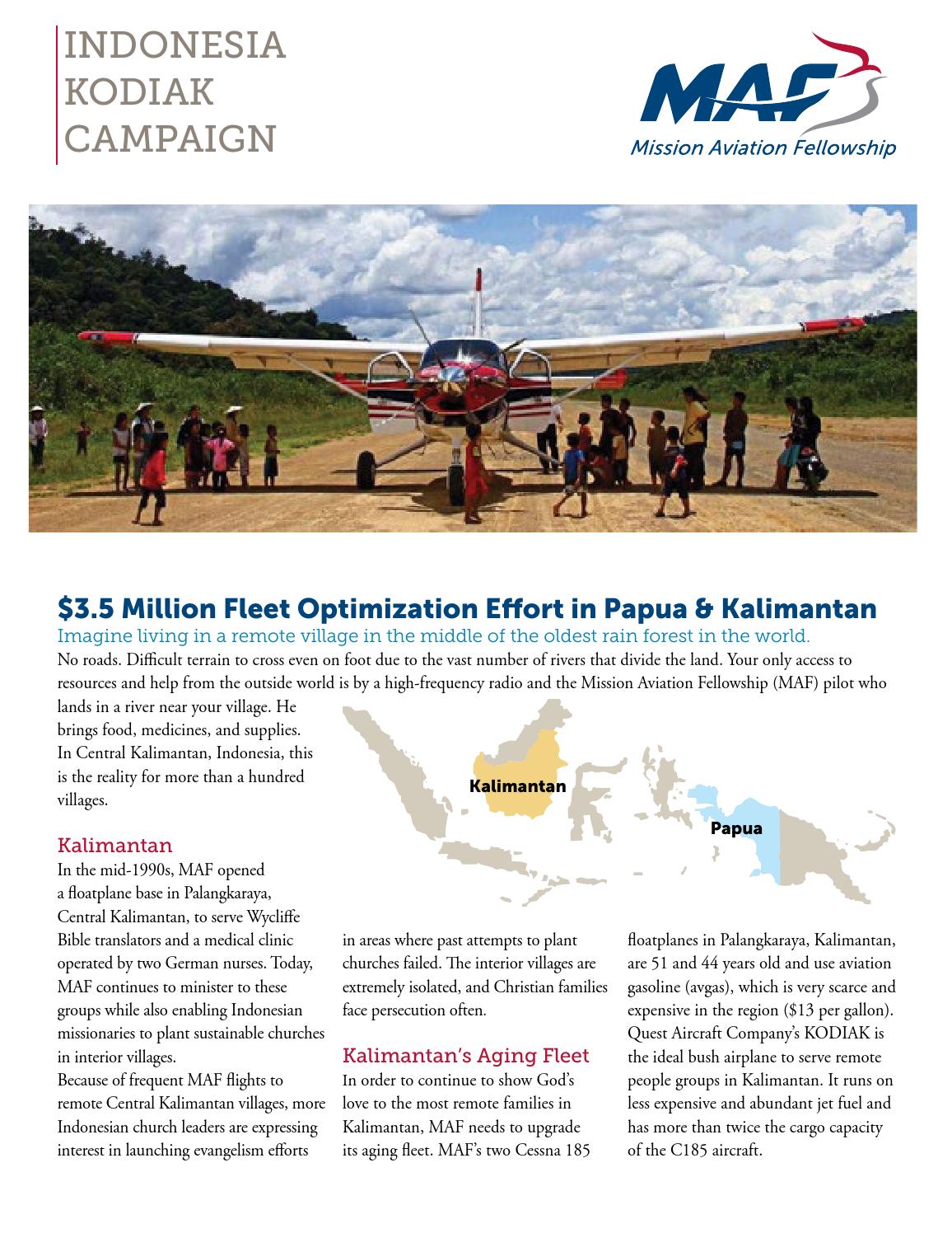 KODIAK : The Next Generation Missionary Plane by Mission Aviation ...