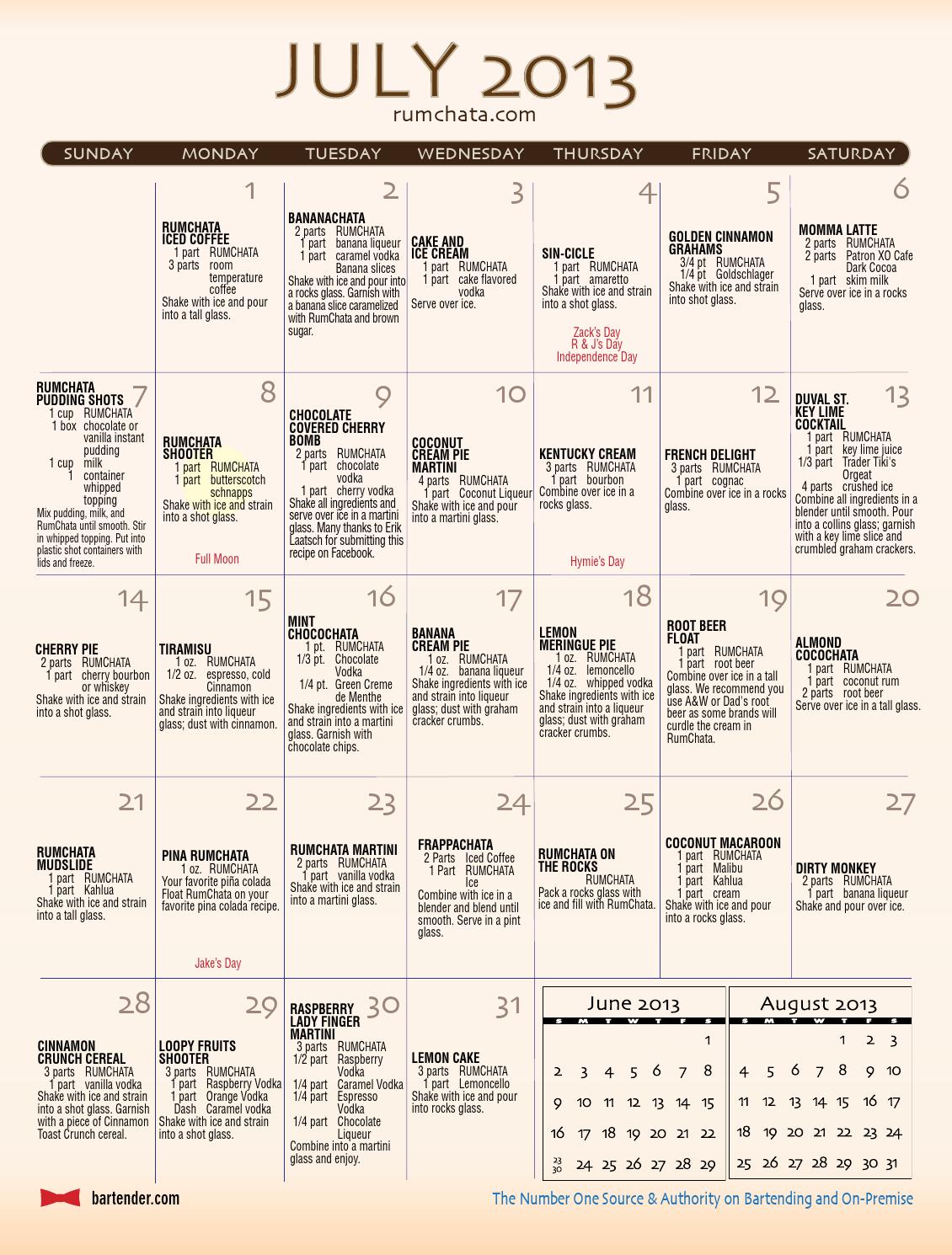 Bartender Magazine's 2013 Calendar by Foley Publishing Corporation - Issuu