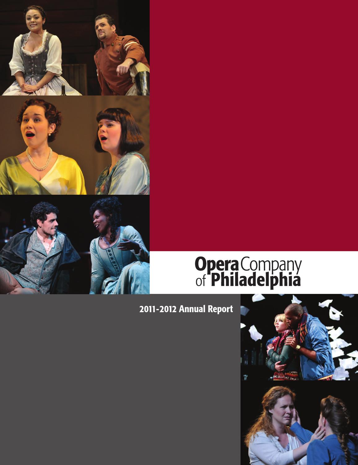 Opera Company of Philadelphia 2011-2012 Annual Report by Opera ...