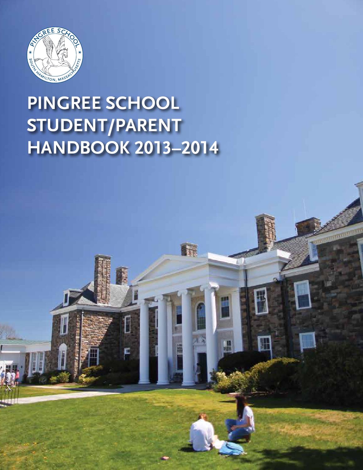 Pingree Student/Parent Handbook 2013-14 by Pingree School - Issuu