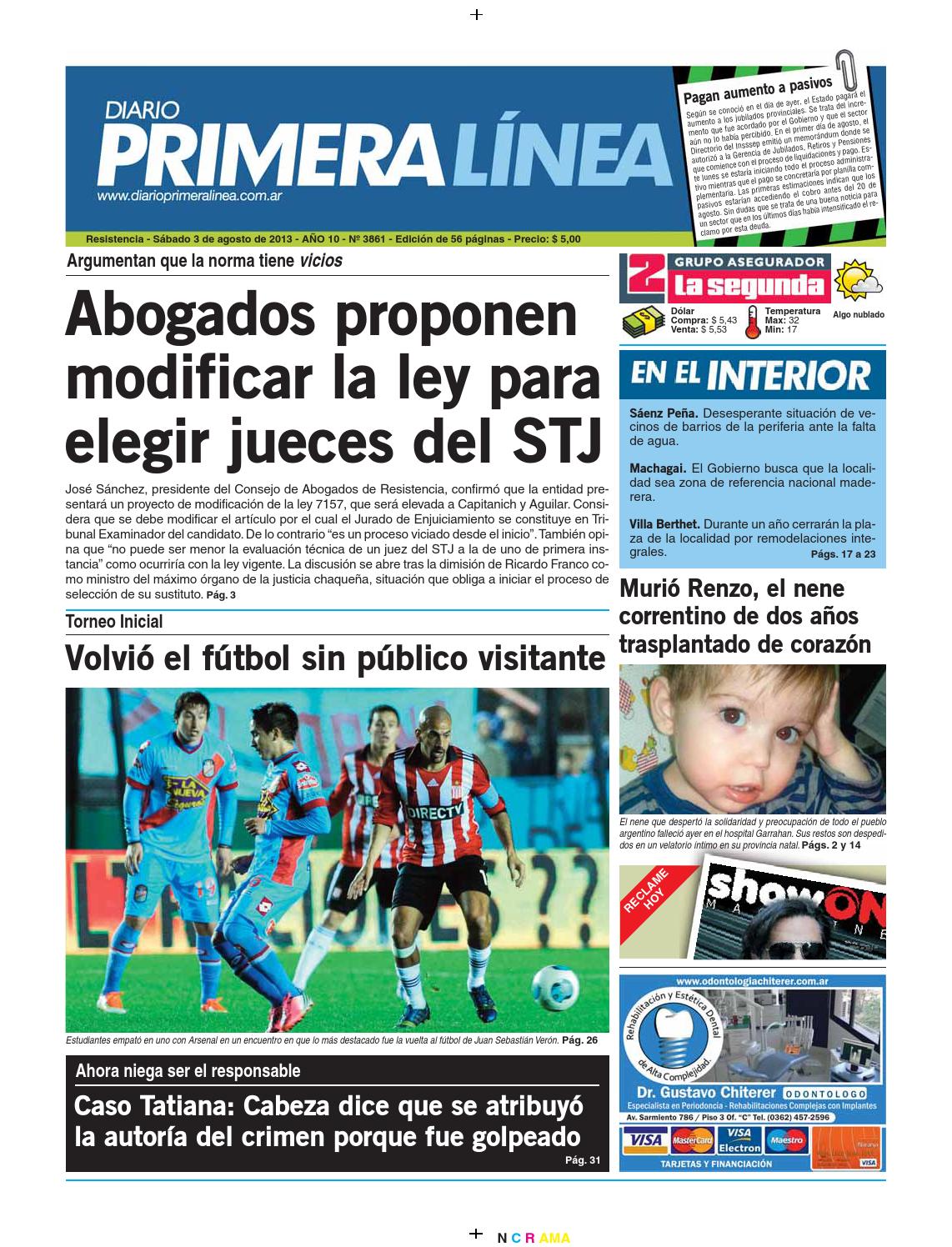 Primera linea 3861 03 08 13 by Diario Primera Linea - Issuu