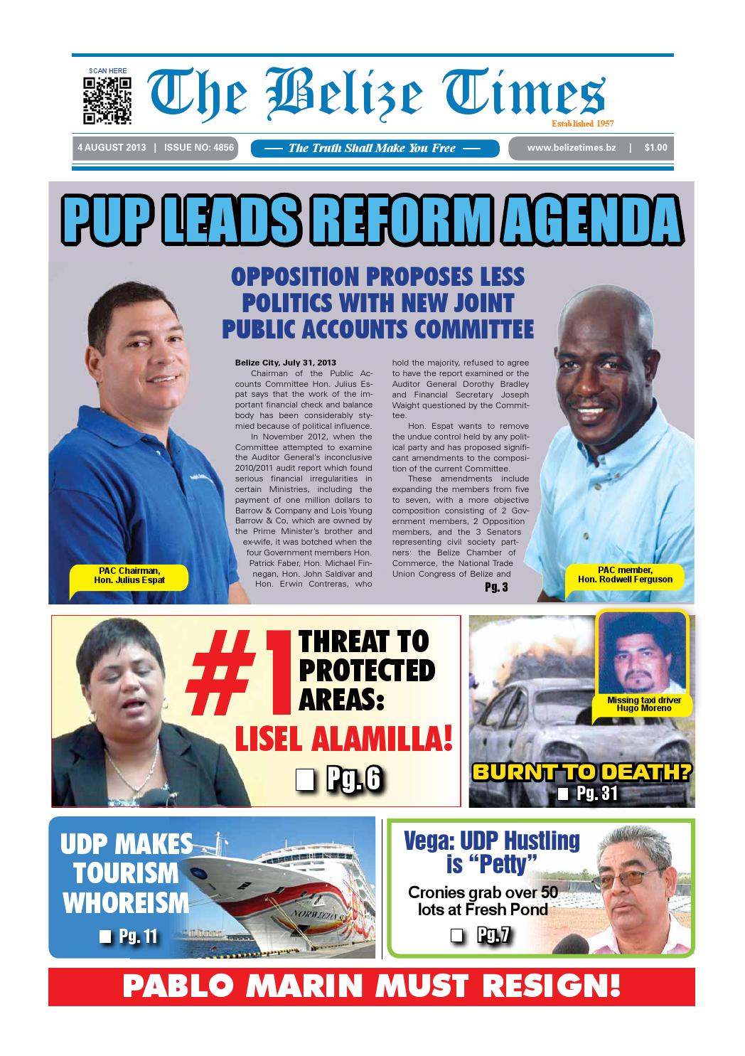 Belize Times August 4, 2013 by Belize Times Press - Issuu