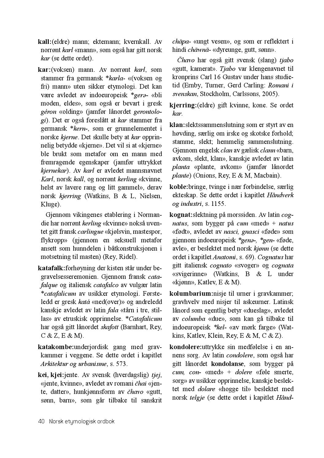 Norsk etymologisk ordbok by Kagge Forlag - Issuu