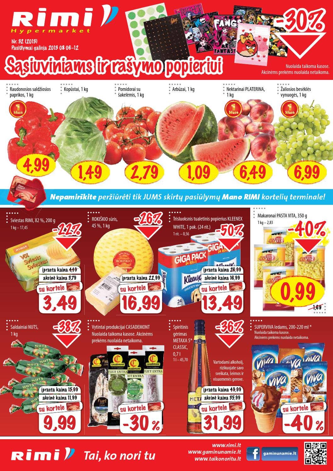 Rimi Hypermarket Nr.32-2013 by Rimi - Issuu