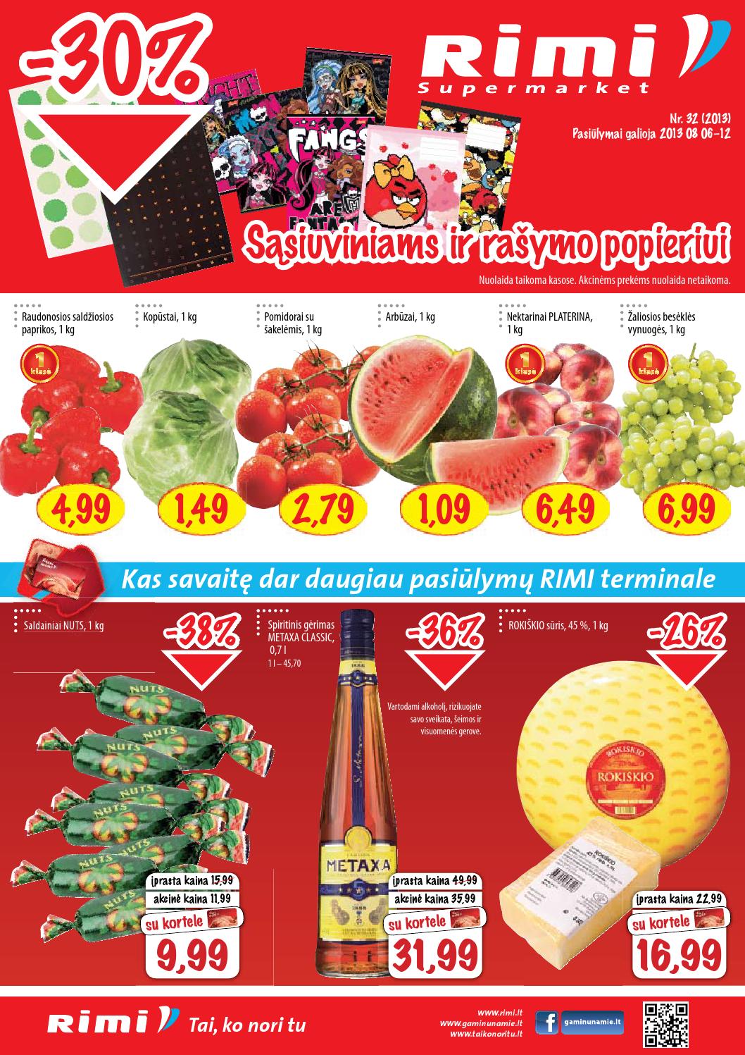 Rimi Supermarket Nr.32-2013 by Rimi - Issuu