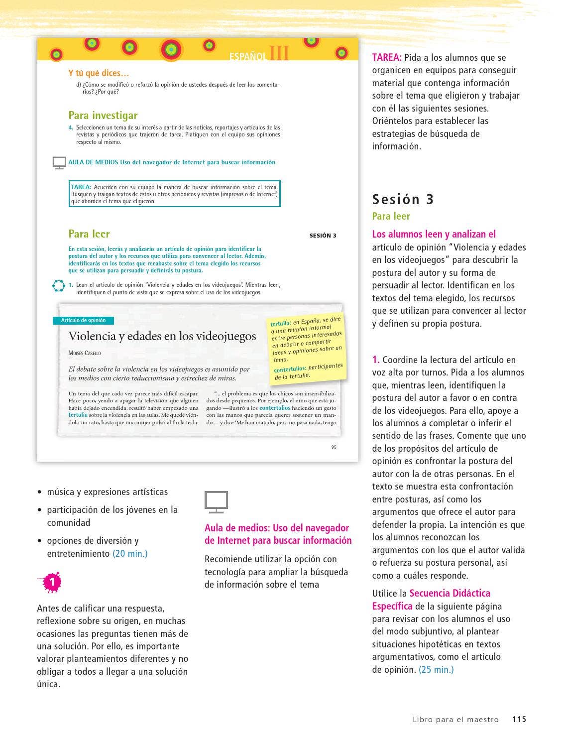 Maestro. Español 3er. Grado Volumen II by Rarámuri - Issuu