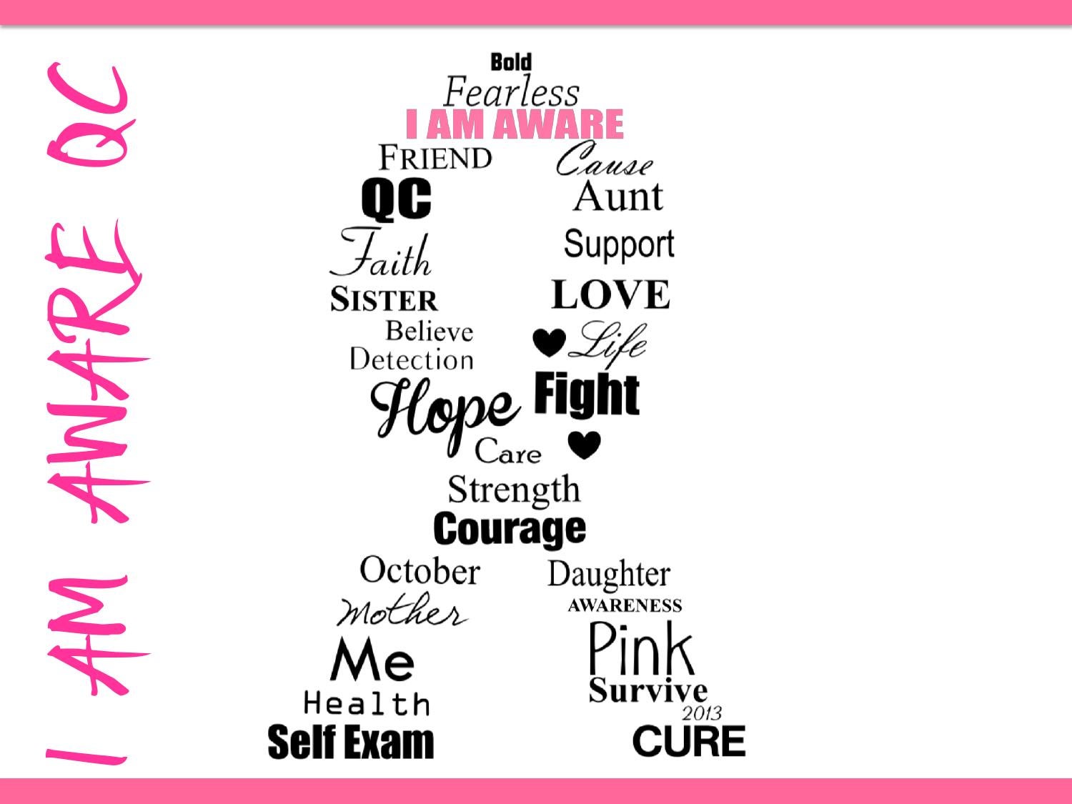 I AM AWARE - Breast Cancer Awareness Project by Melanie Anderson - Issuu