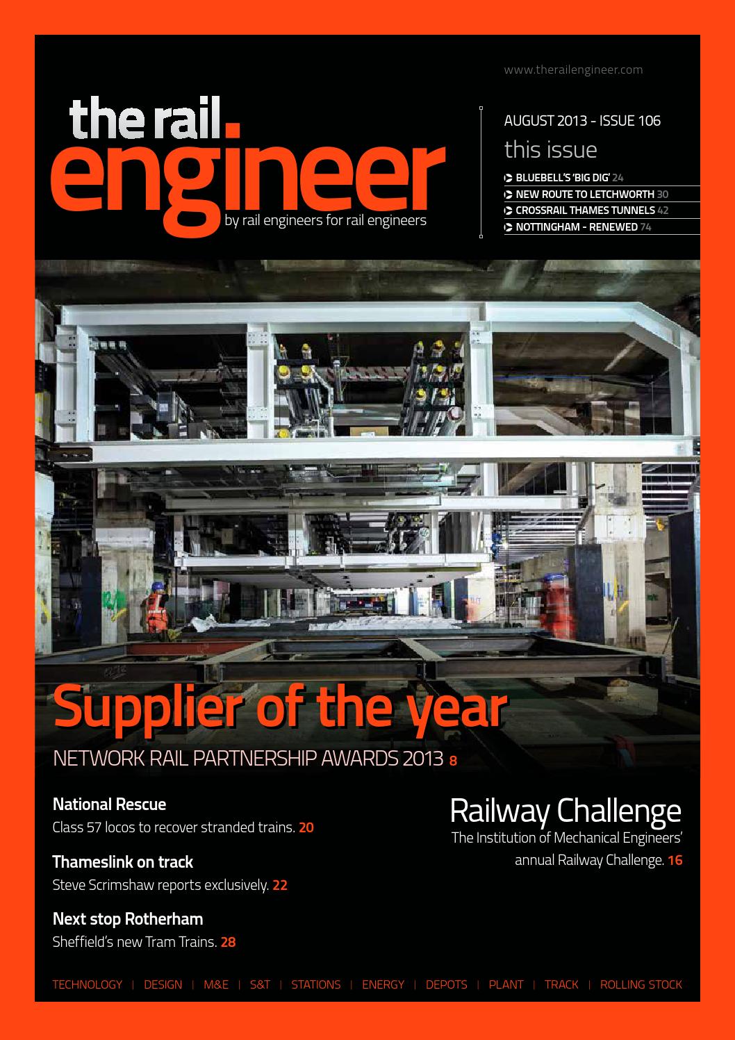 The Rail Engineer - Issue 106 - August 2013 by Rail Media - Issuu