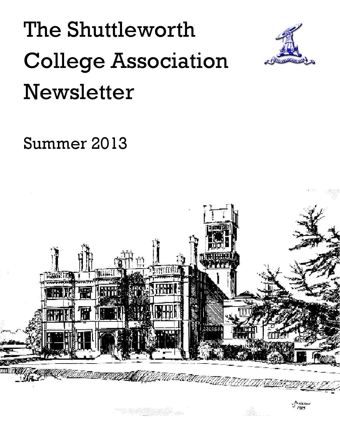 Shuttleworth College Association Newsletter by The Bedford College ...