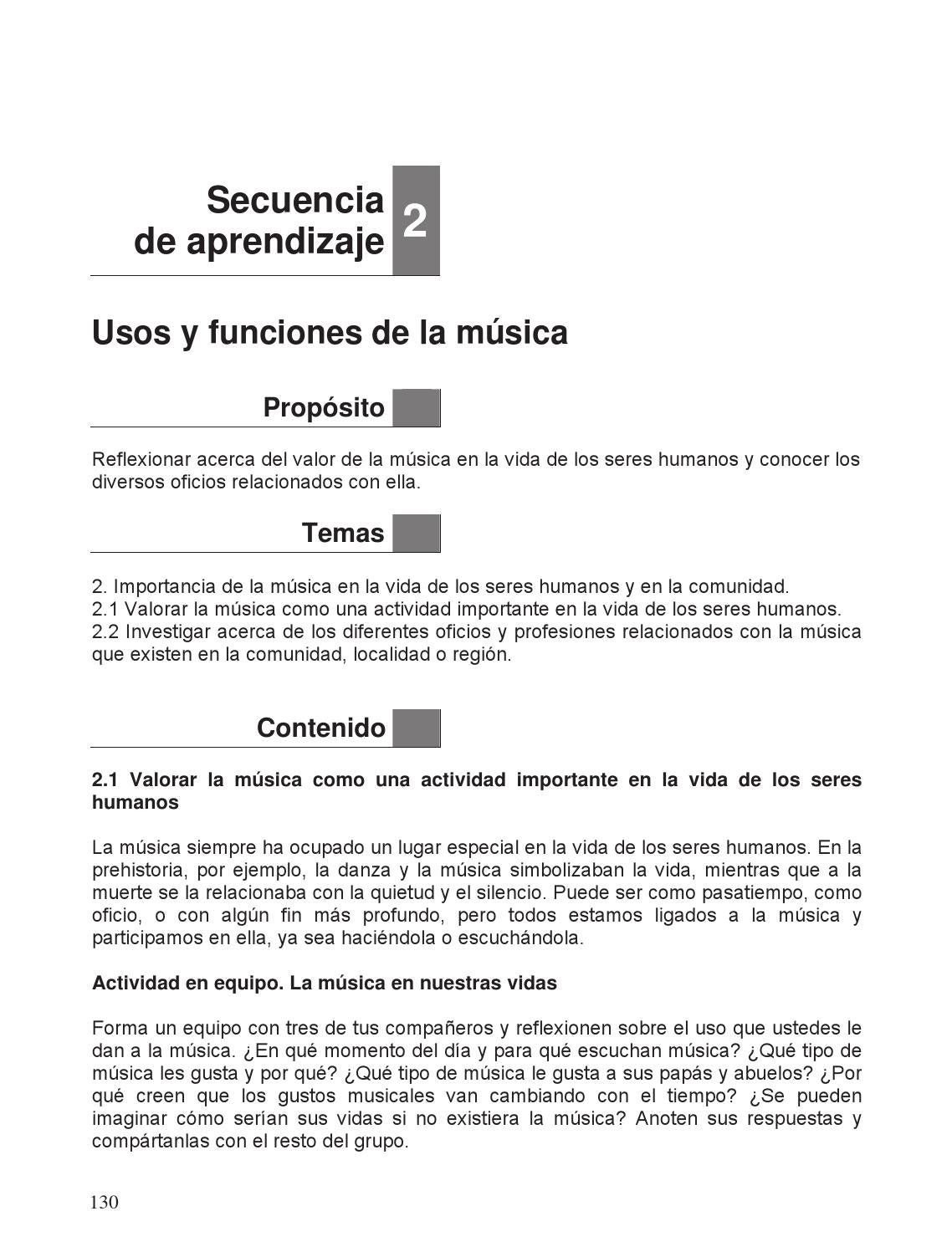 Apuntes 2o. Grado Educación Artística. Música 2 by Rarámuri - Issuu