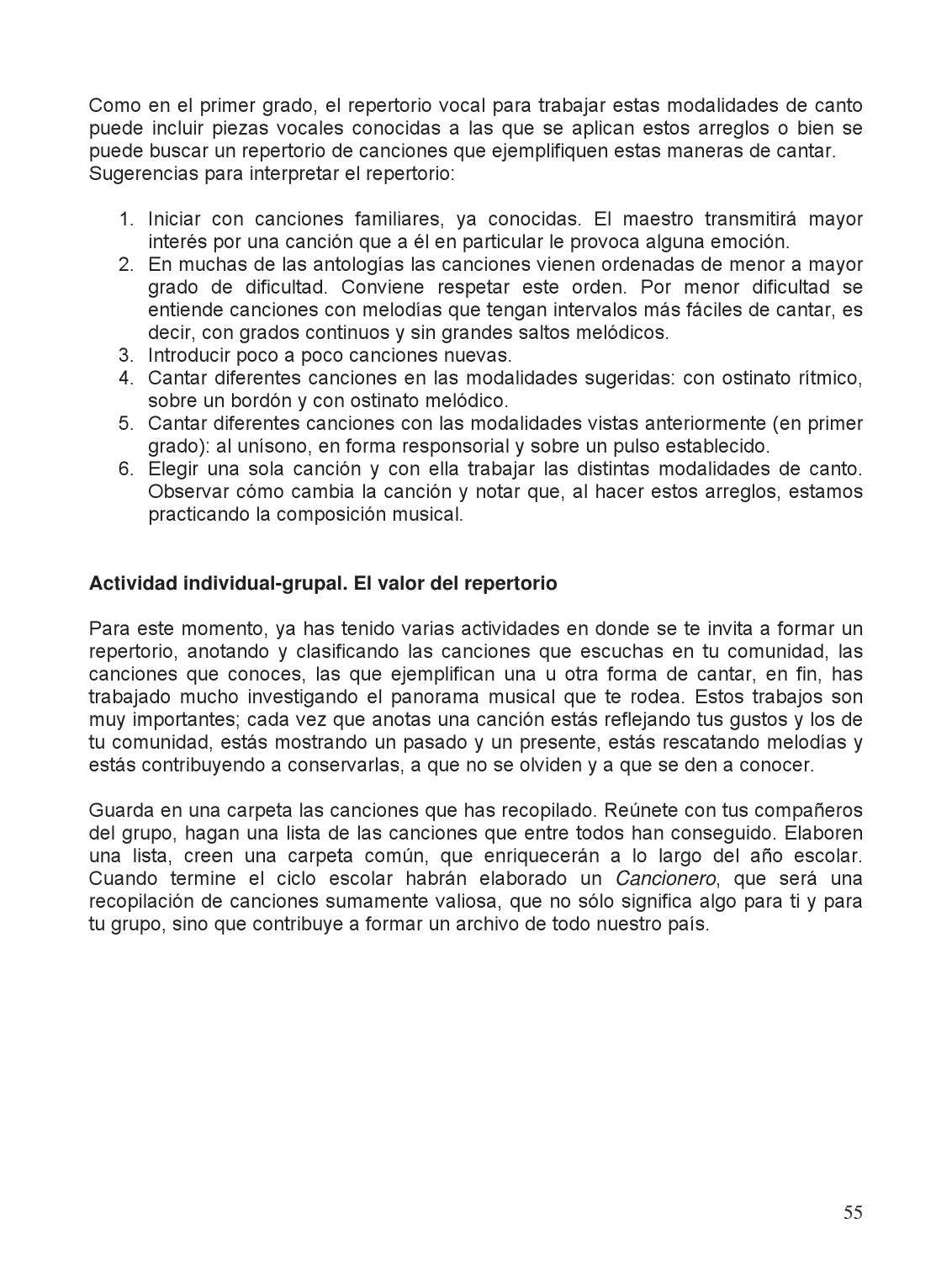 Apuntes 2o. Grado Educación Artística. Música 2 by Rarámuri - Issuu