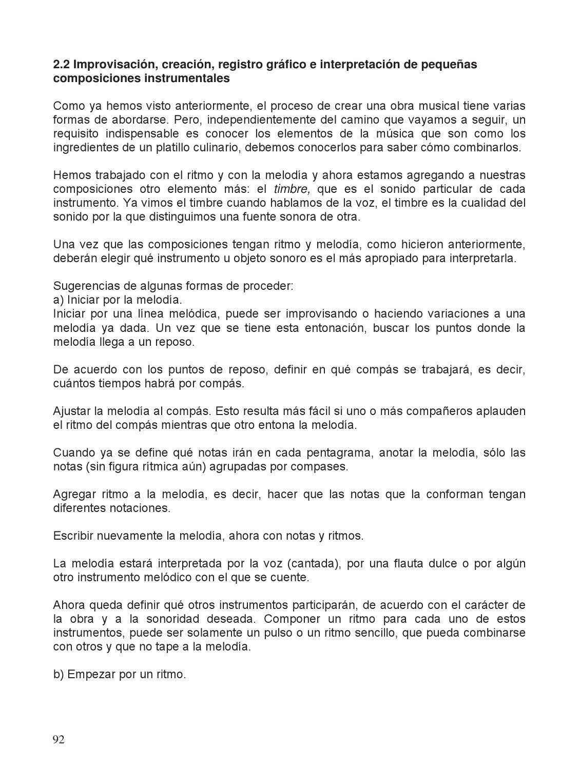 Apuntes 2o. Grado Educación Artística. Música 2 by Rarámuri - Issuu