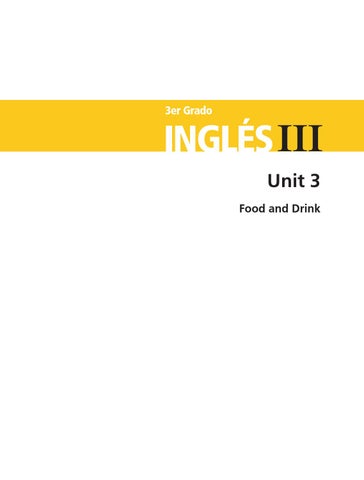 Apuntes 3er. Grado Inglés III by Rarámuri - Issuu