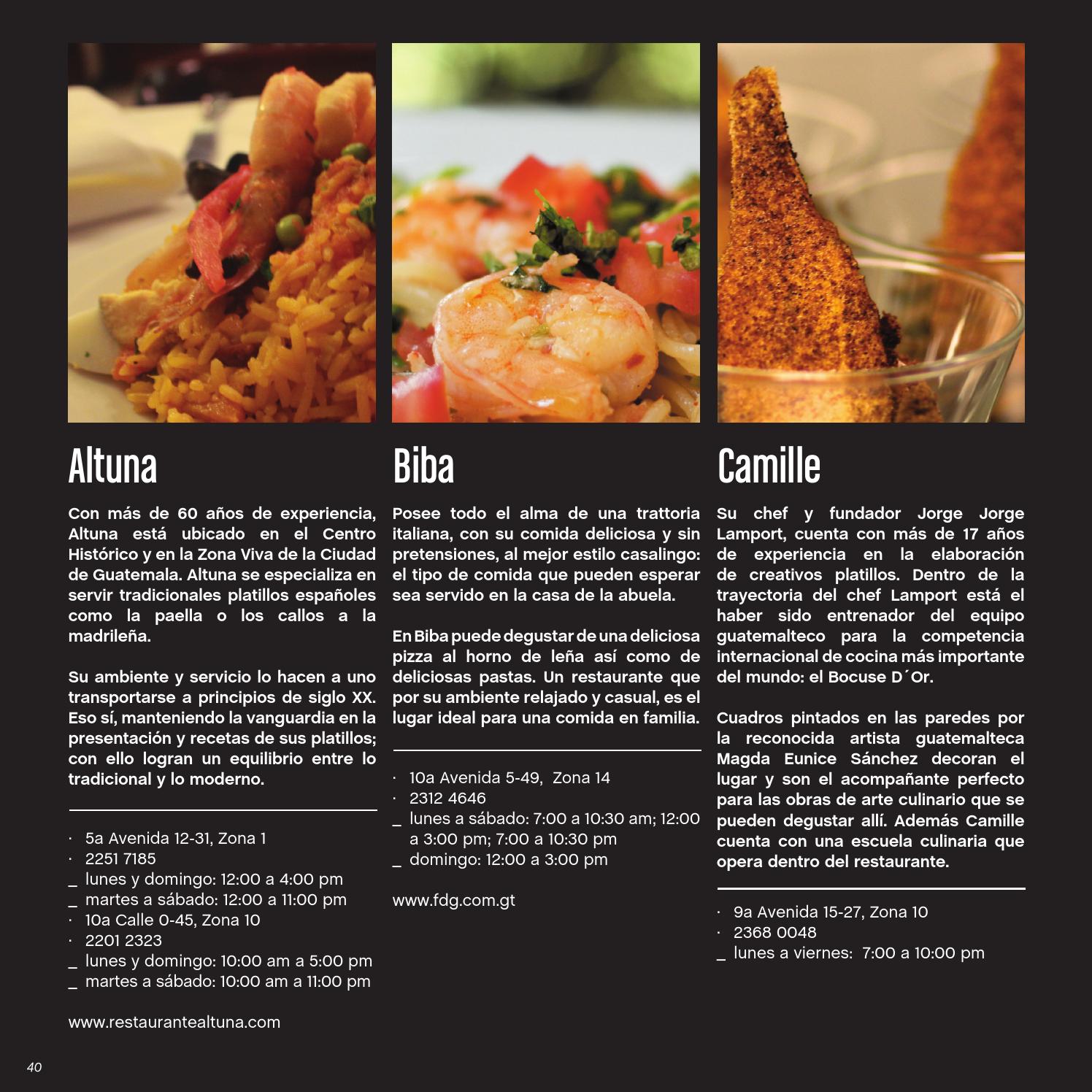 Restaurant Week Guatemala City by GuateDining - Issuu