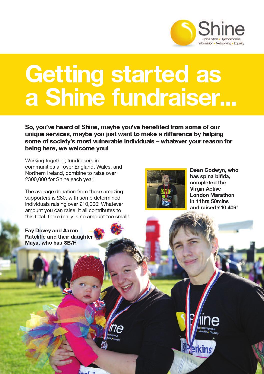 Getting started as a Shine fundraiser by Spina bifida • Hydrocephalus ...