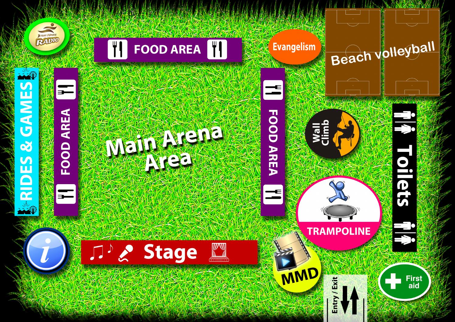 Layout map of summerfest by Jesus House - Issuu