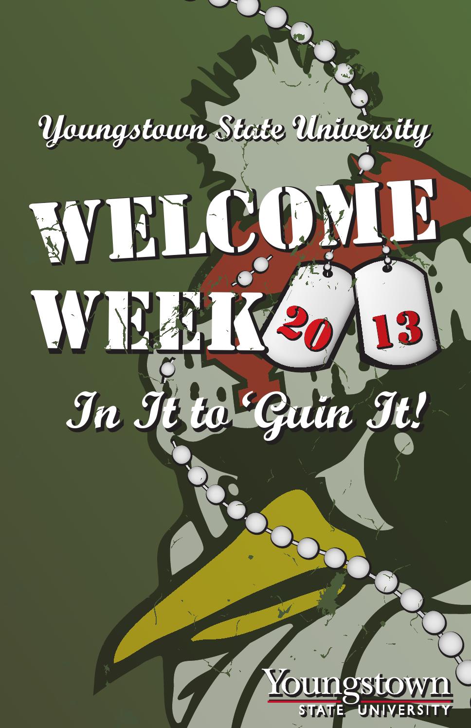 YSU Welcome Week - 2013 by Youngstown State University - Issuu