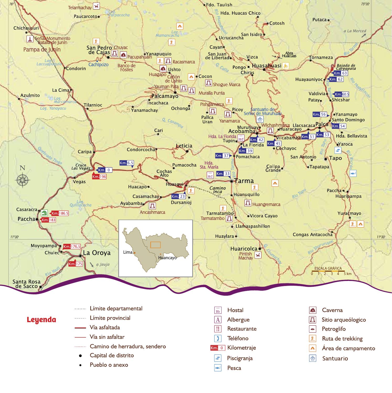 Mapa Tarma by Visit Peru - Issuu